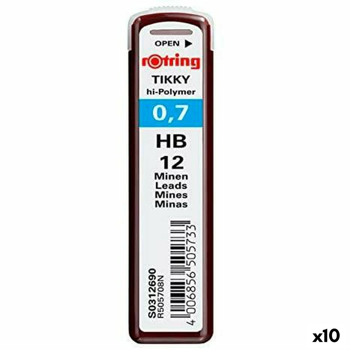 Recharge de mine Rotring Polymer 0,7 mm (10 Unités) | Leroy Merlin