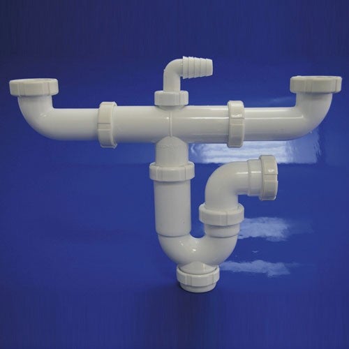 Siphon double C. à Â©tanchà Â©ità Â© T-47L 1 1/2 sortie 40 | Leroy Merlin