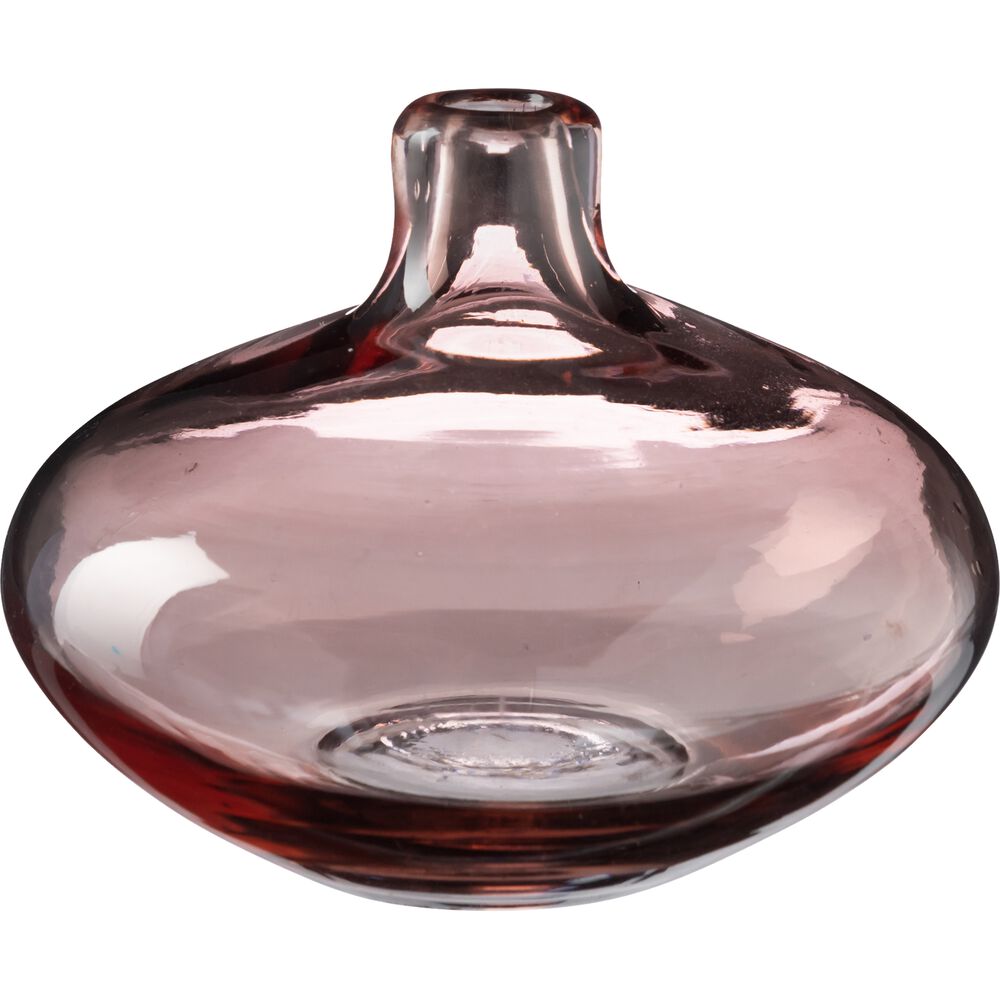 Soliflore Verre Rose PARMA ALINEA - Diam. 12,5 x H9,5 cm | Leroy Merlin