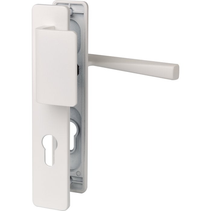 Poignée de porte palière - Kaza- Vachette - Blanc alba - Clé I - 195 mm ...