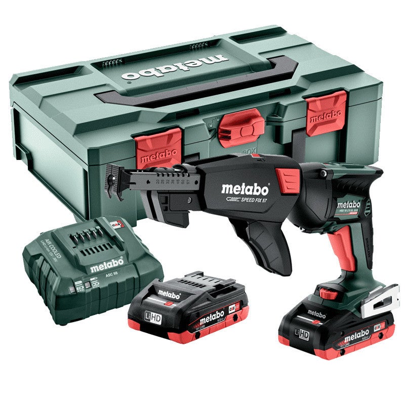 Visseuse à placo 18V (2x4,0 Ah) HBS 18 LTX BL 3000 avec chargeur de vis ...