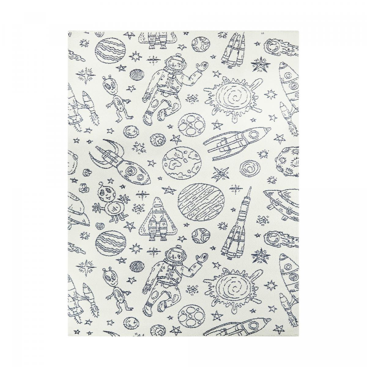 Alfombra de salón 160x213 tejida con motivos geométricos rectángulo ...