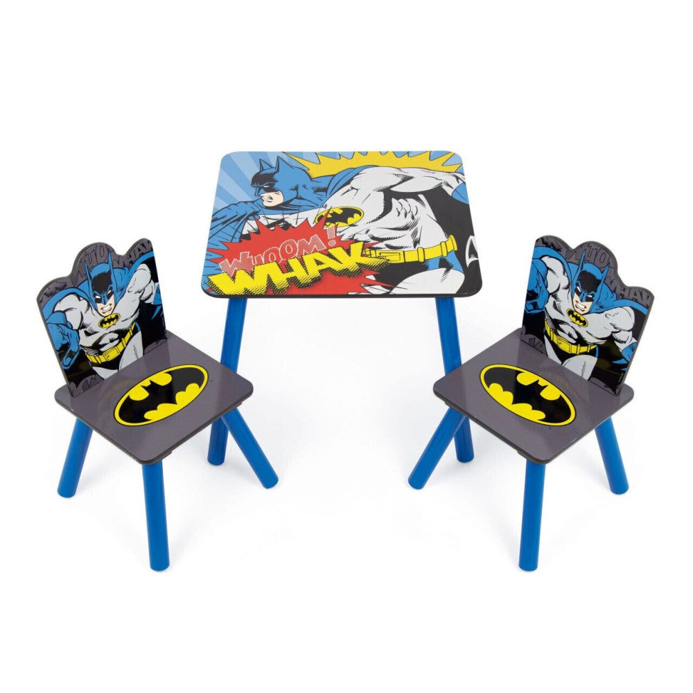 Ensemble Table En Bois - BATMAN (50X50X44CM) + 2 Chaises (26,5X26 ...