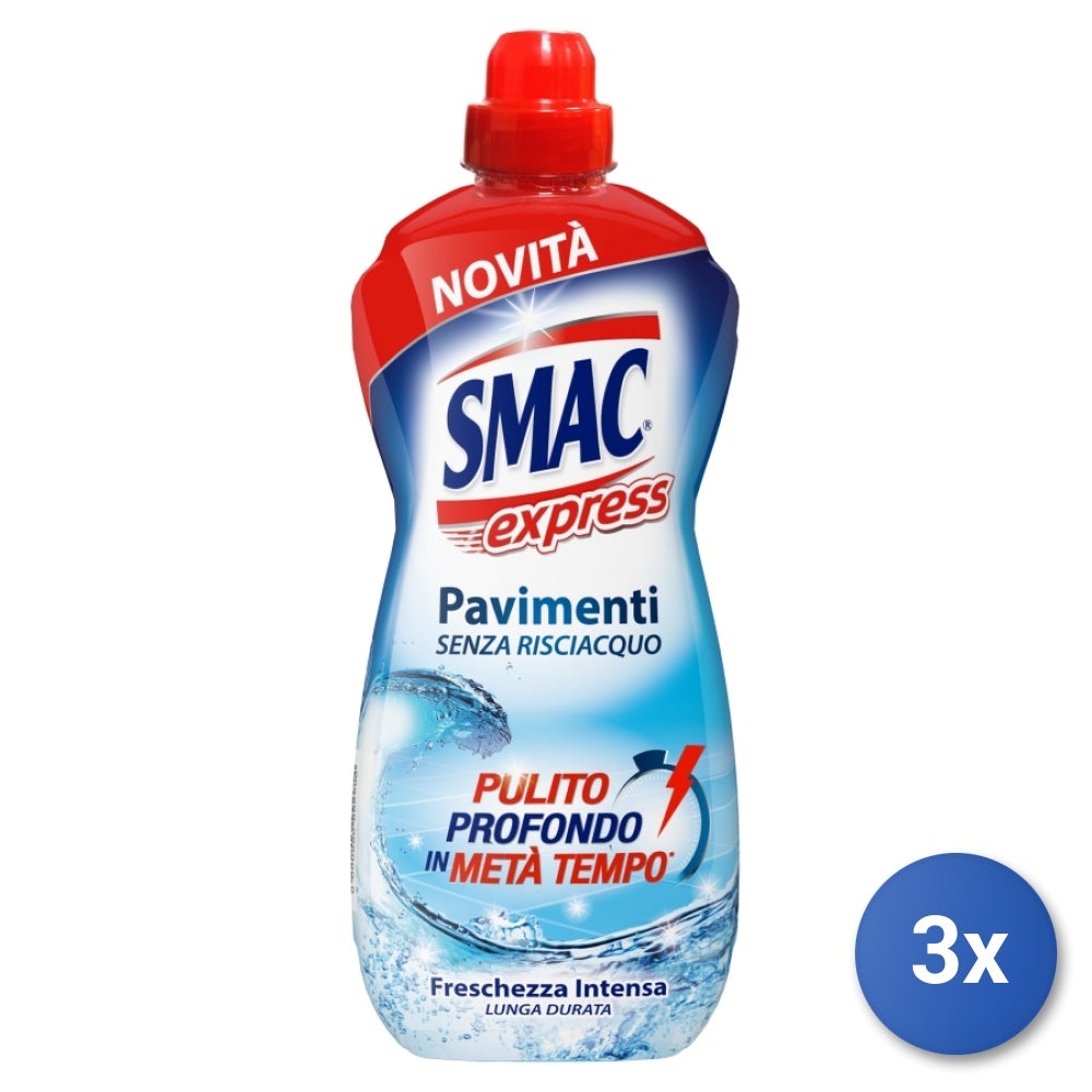 3x Smac Express Floors 1000 Ml. Fraîcheur intense | Leroy Merlin