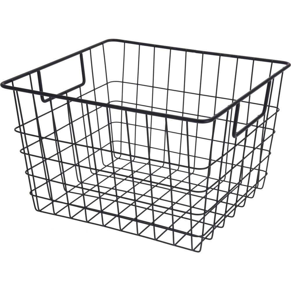 Panier de rangement en métal, organisateur, 32 x 29 x 19 cm ...