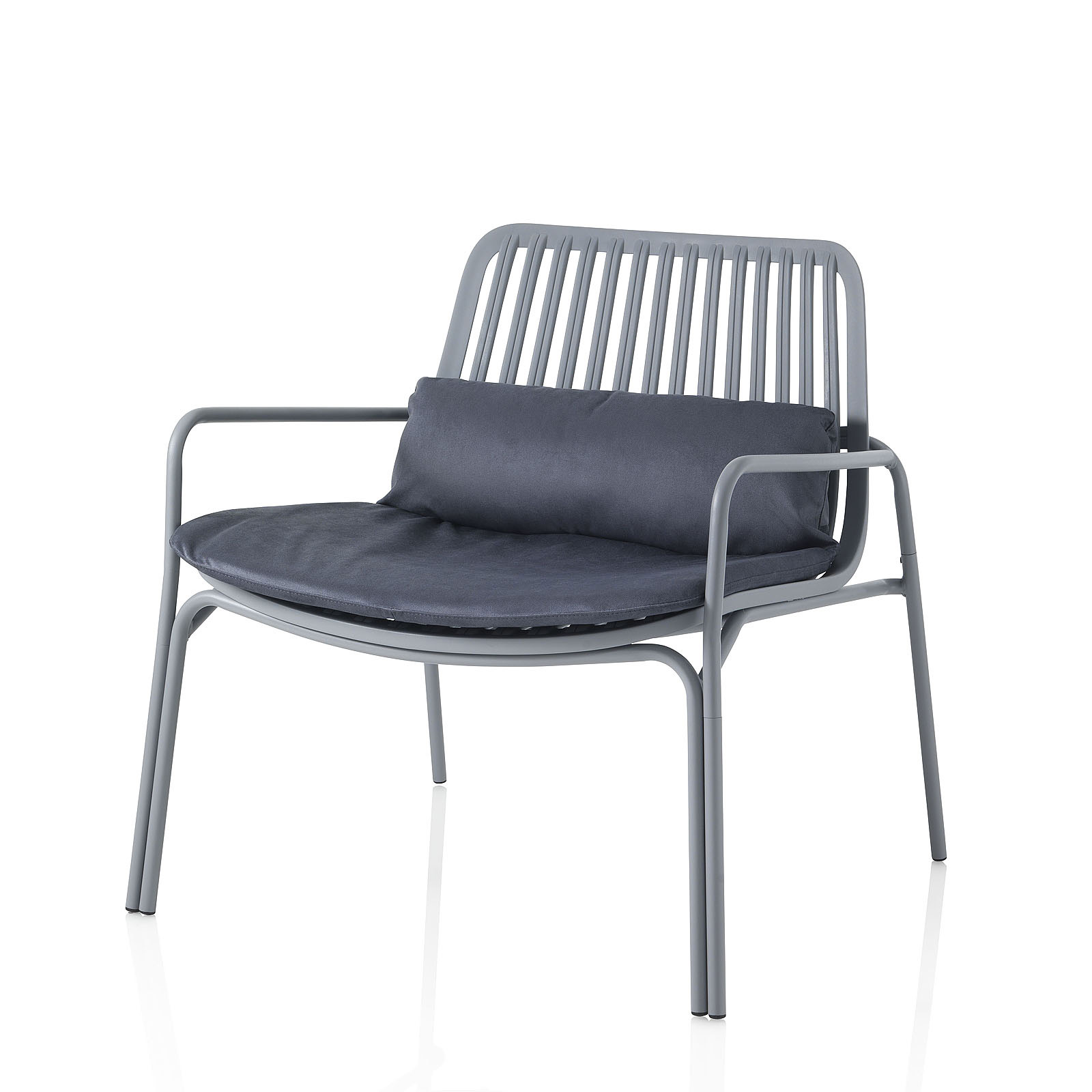 Set de 2 Sillas de interior/exterior AGNES gris | Leroy Merlin