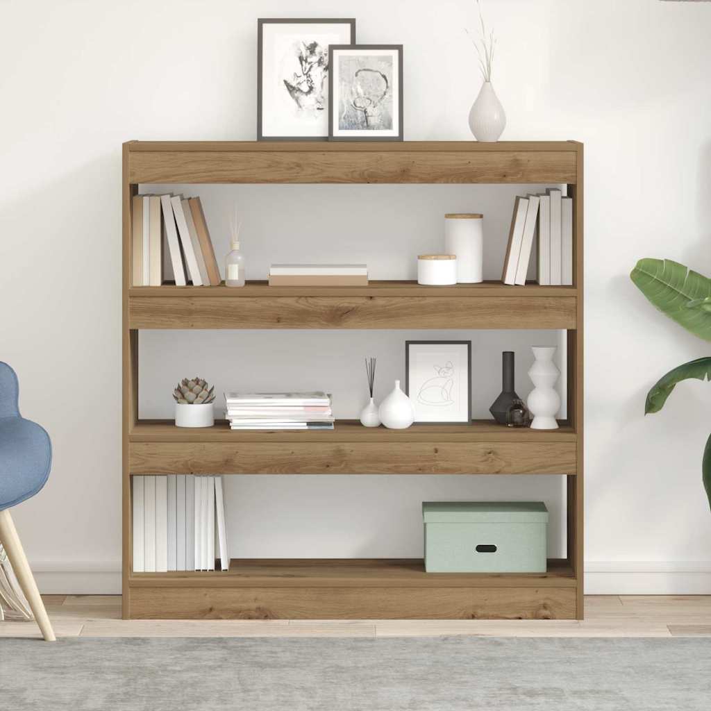 Librería artesanal de roble, 100 x 30 x 103 cm - PANGIVO | Leroy Merlin