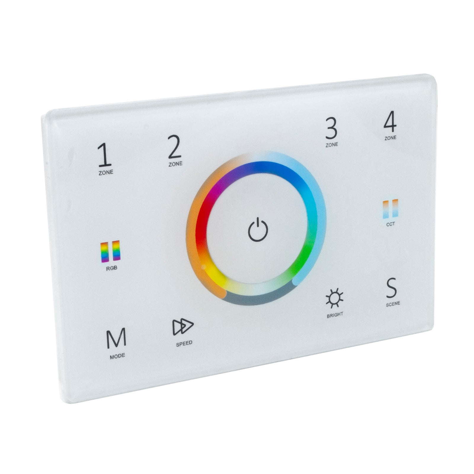 Contrôleur RF panneau mural encastré 503 télécommande RGBW RGB CCT ...