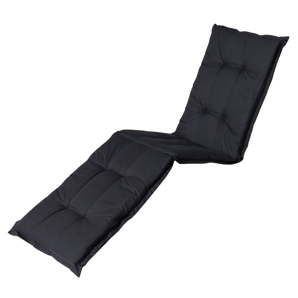 Coussin de chaise longue Basic 200x60 cm noir Madison | Leroy Merlin