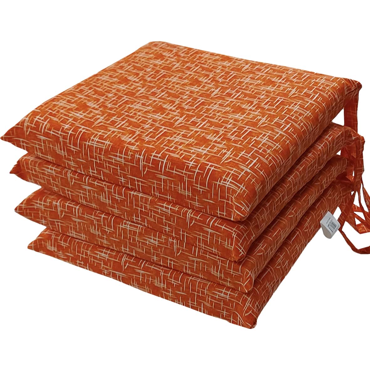 Lot de 4 coussins de chaise Amalfi déhoussables à double face avec ...