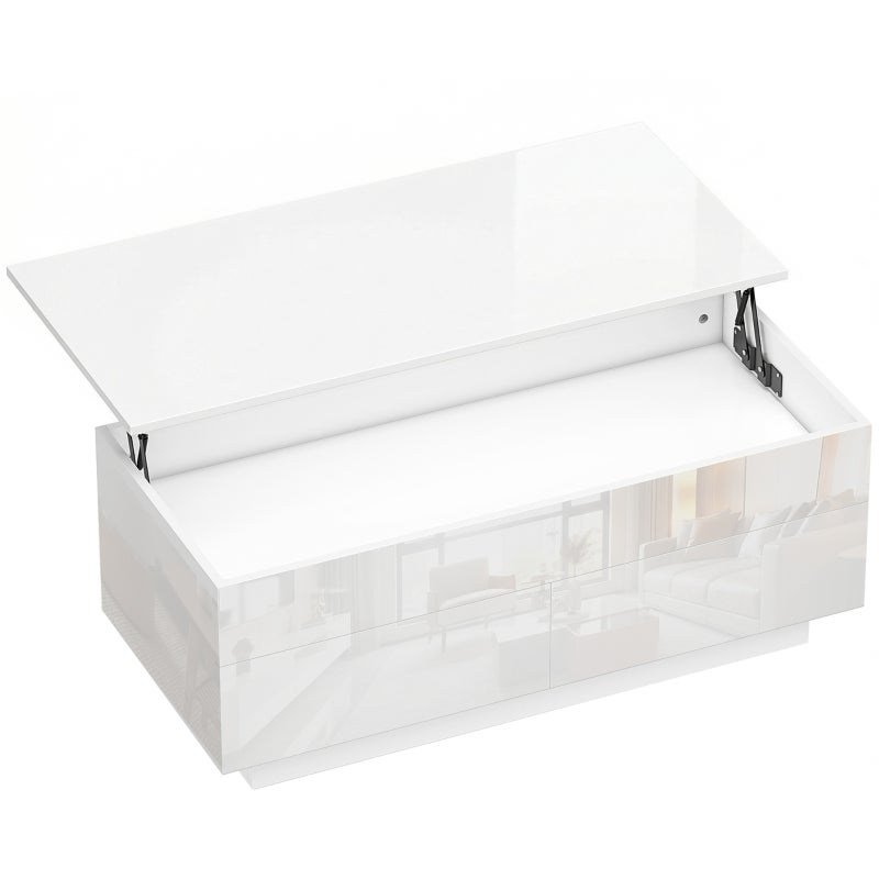Mesa de centro regulable en altura, mesa de salón moderna con ...