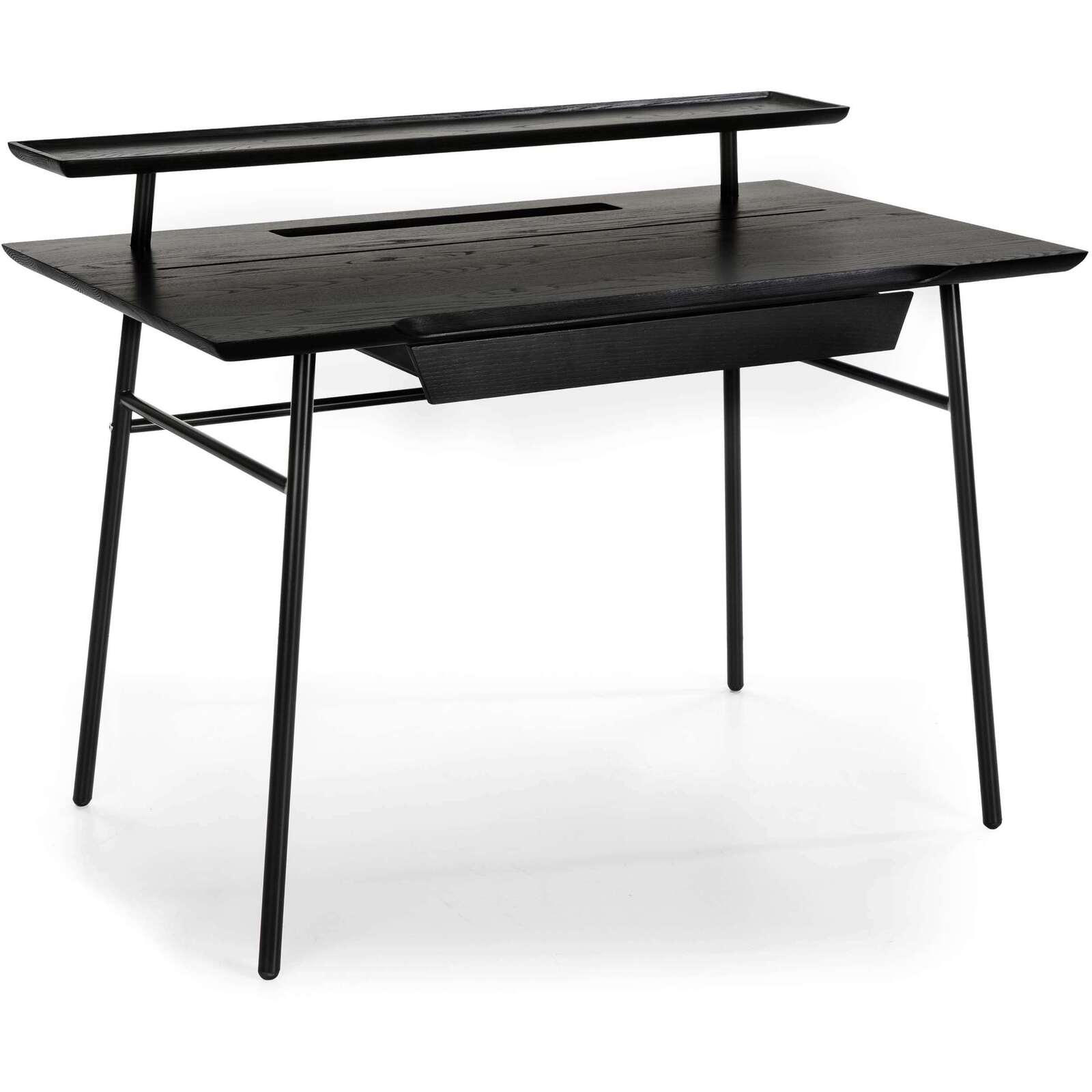 Bureau abuzaderas 120 x 70 x 91 cm Noir | Leroy Merlin