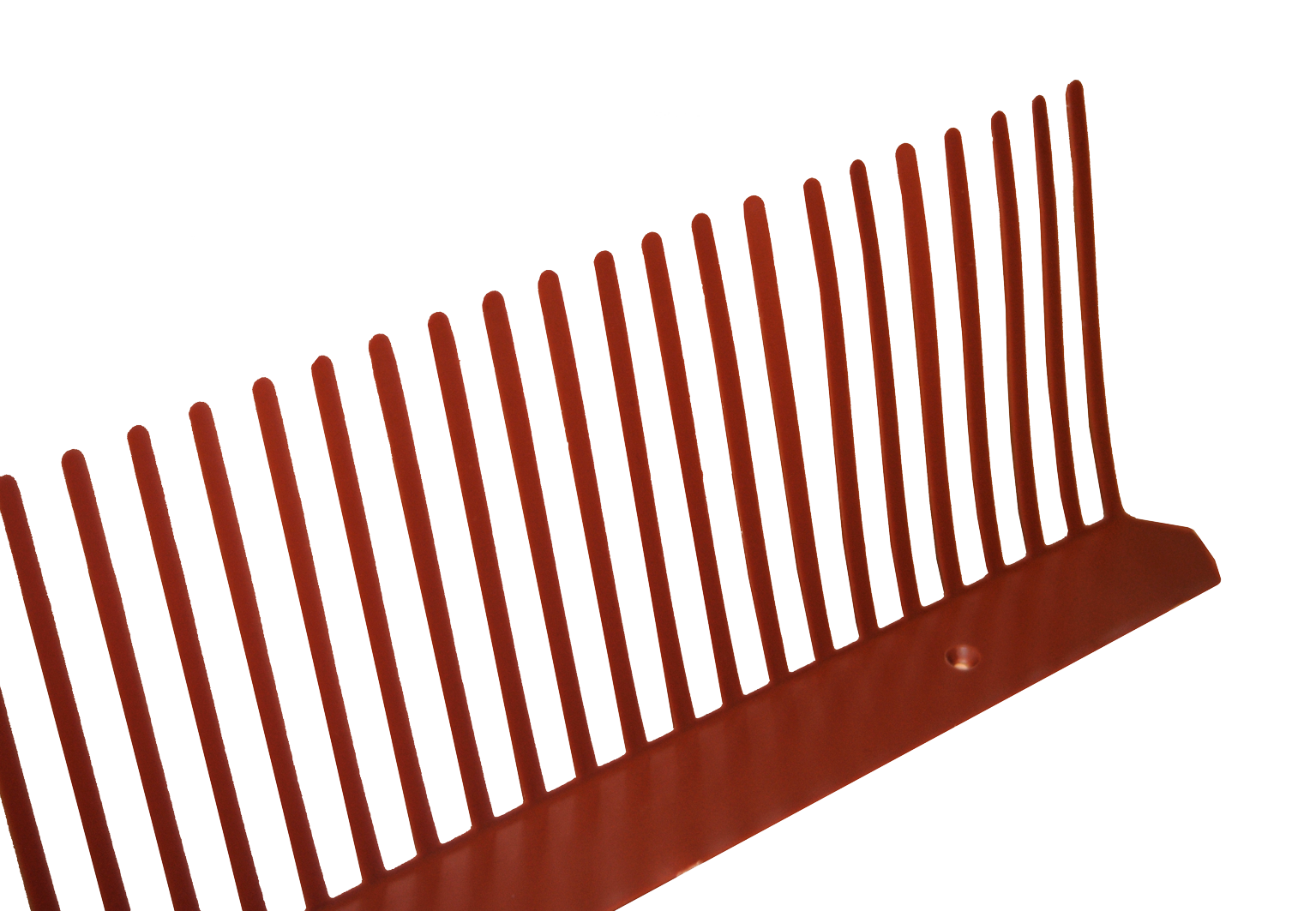 Peigne anti-moineaux en PVC (10ml) 80mm Rouge | Leroy Merlin