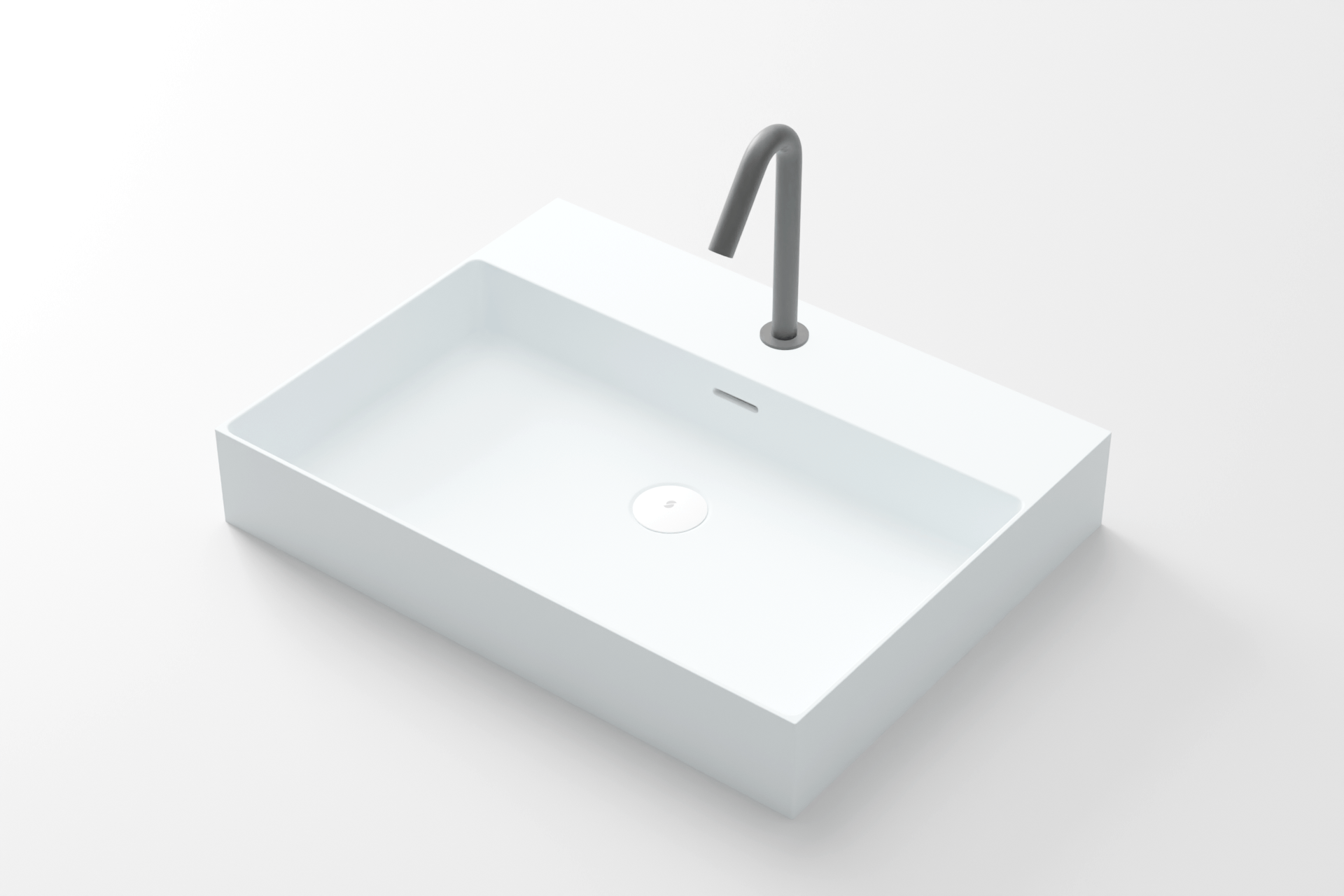 Plan vasque monobloc Fadar 605 mm | Leroy Merlin