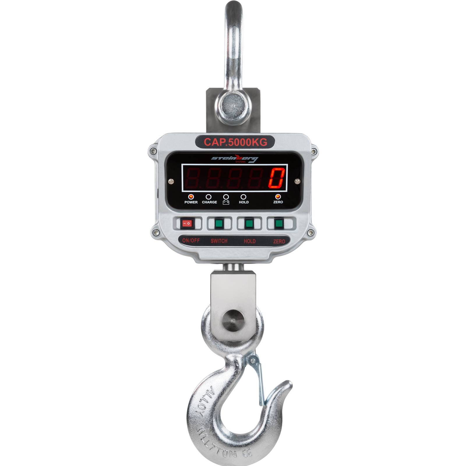 Dinamómetro digital - 5000 kg / 1 kg - LED - mando a distancia | Leroy ...