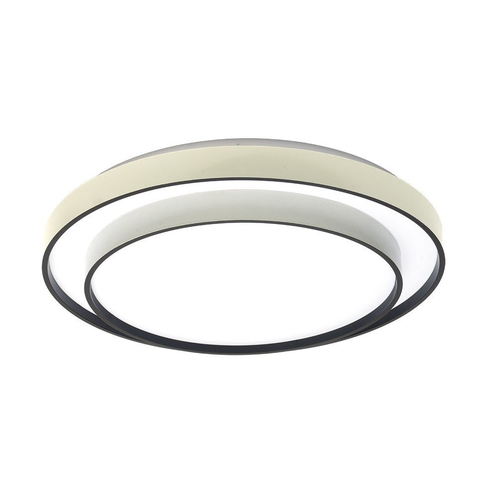 Plafonnier Fana 60w 3000-4200-6500k Blanc/noir 4,8x50x50cm 5400lm C ...