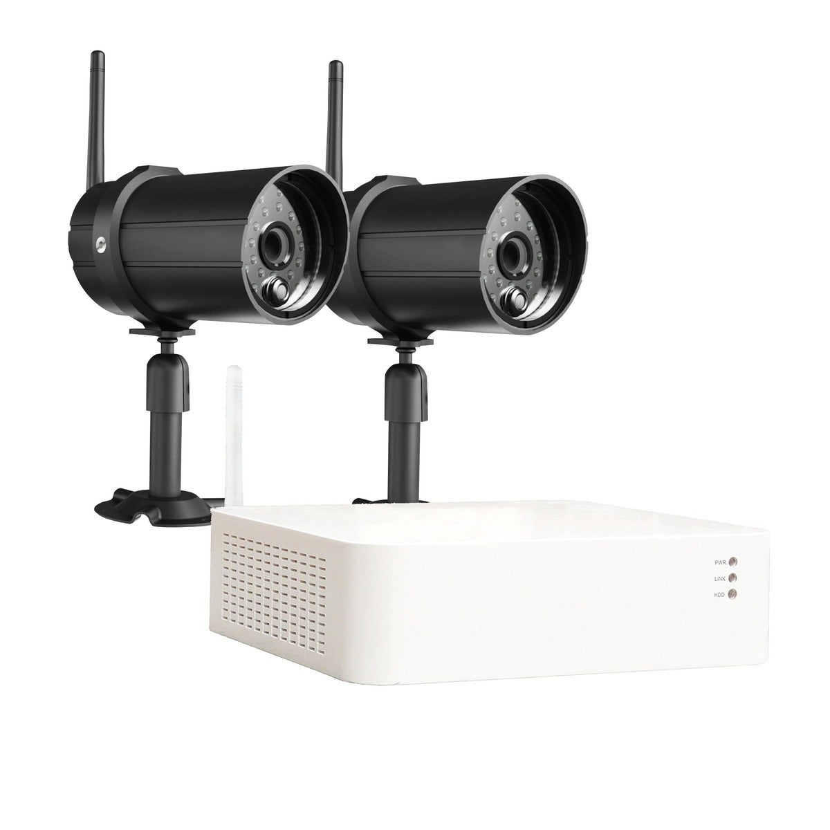 Kit de vidéosurveillance DVR 2 caméras sans fil - IP66 - Chacon | Leroy ...