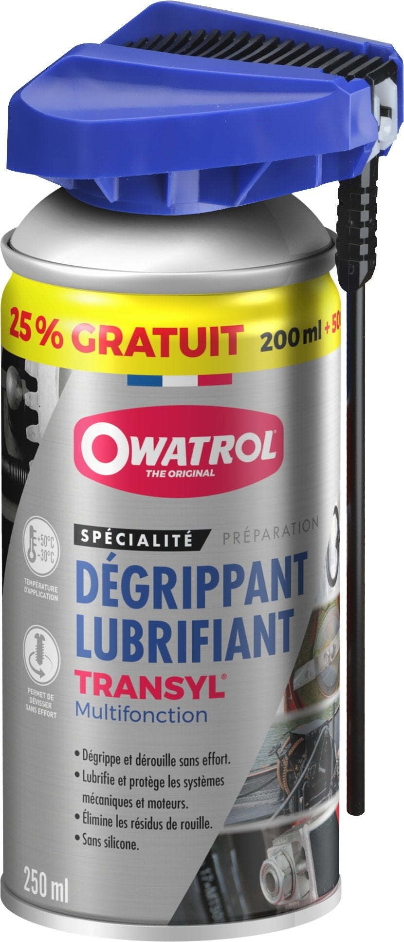 Dégrippant et lubrifiant multifonction Owatrol TRANSYL® ATOMISATEUR ...