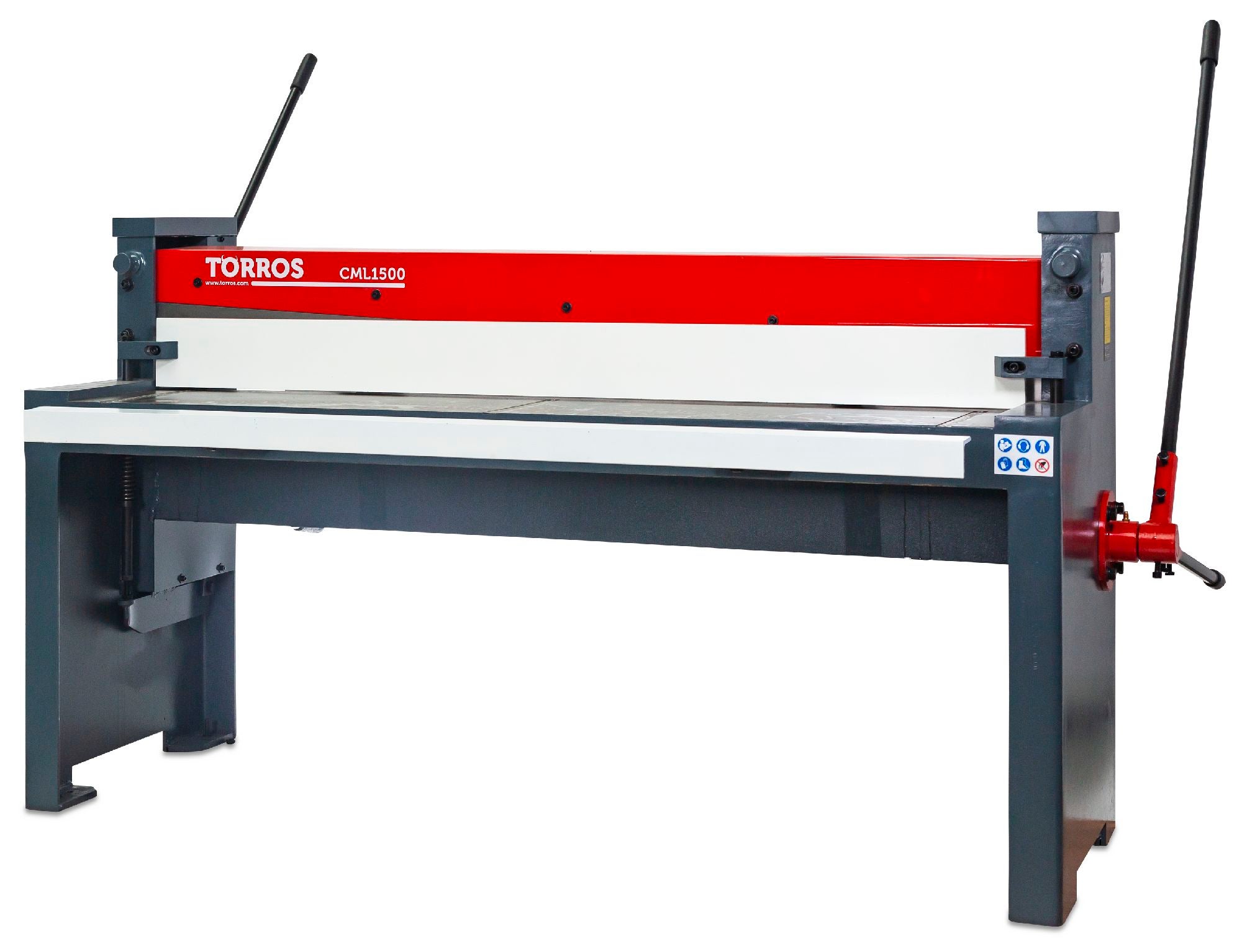 Cisaille guillotine manuelle largeur du travail 1500 mm épaisseur 1,5 ...