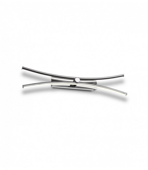 Applique à tableau Fusion Chrome poli 1 ampoule 10cm | Leroy Merlin