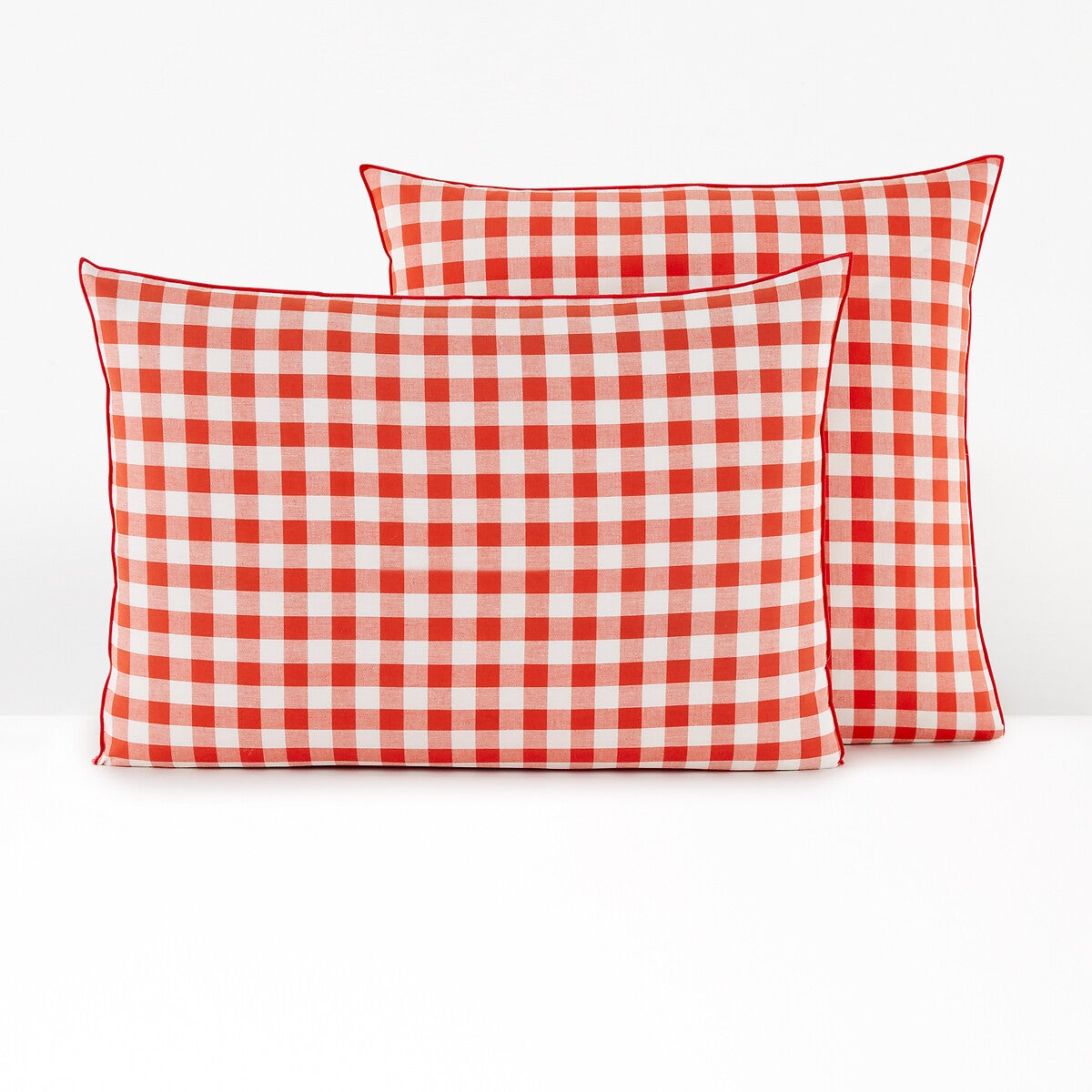 Taie d'oreiller coton, Veldi Orange - Orange - 50 x 70 cm | Leroy Merlin