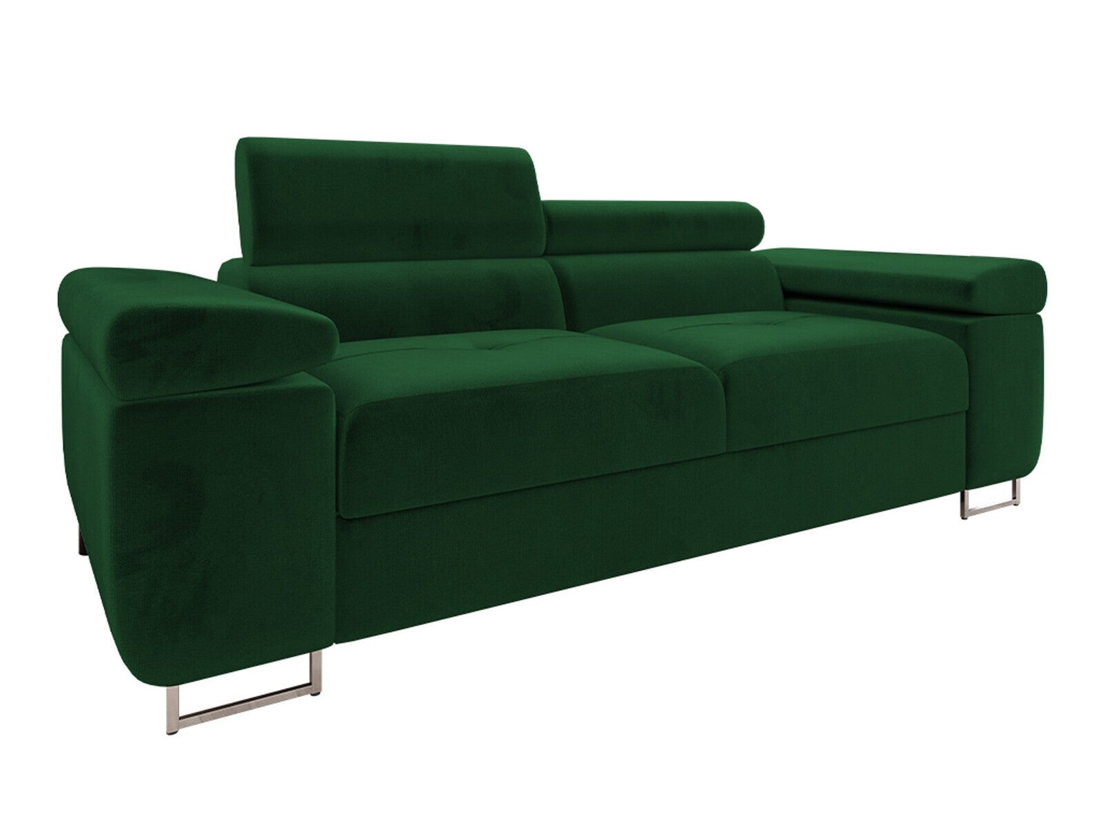 Divano Comfivo S105, Verde, 198x102x70cm, Arazzo, Gambe: Metallo ...