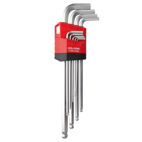 Jeu de 9 clés hexagonales CETAFORM, à bout sphérique, L bras long | Leroy Merlin