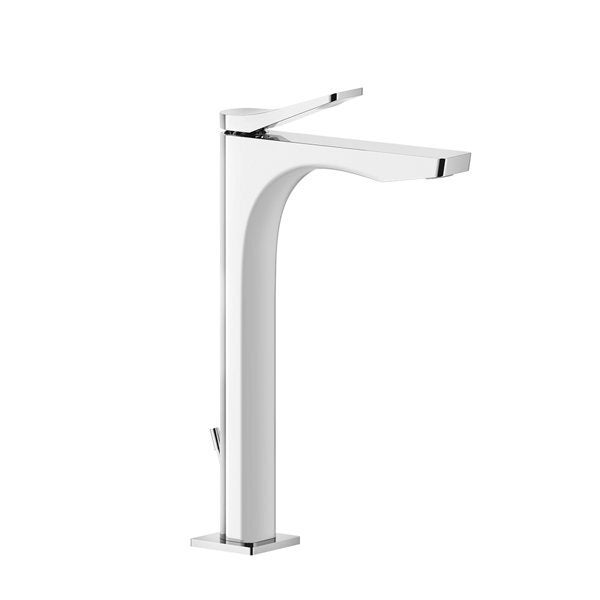 Gessi Rilievo, mezclador monomando de lavabo versión S (D32 mm) altura ...