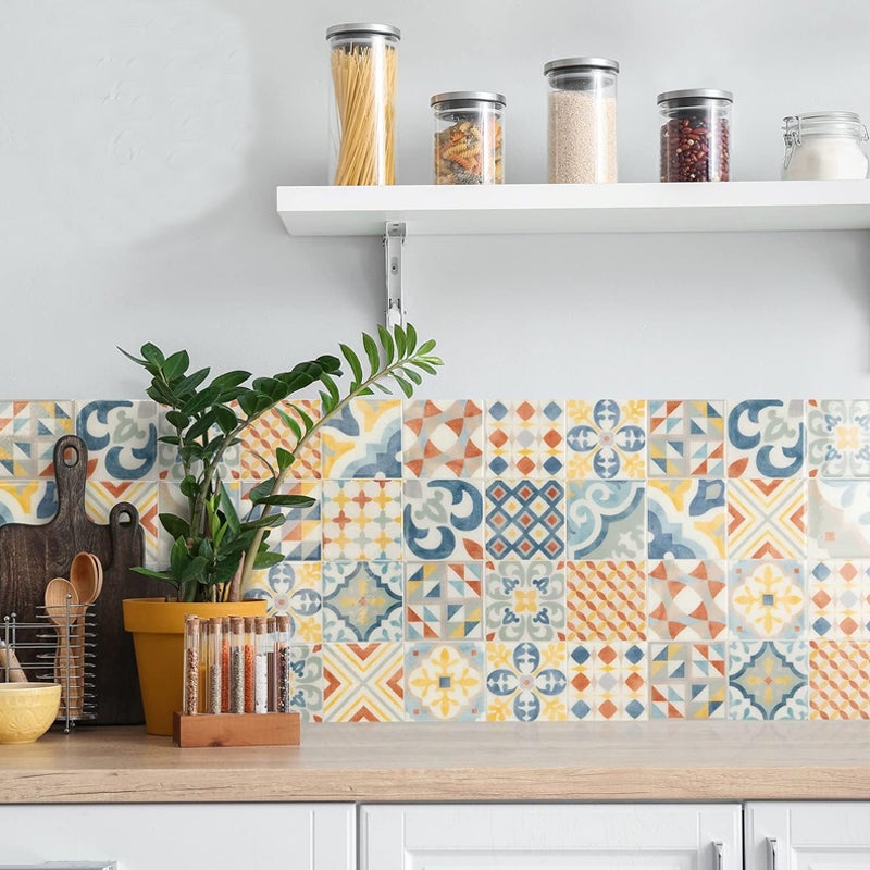 Confezione da 10 pannelli murali 3D peel-and-stick, piastrelle ...