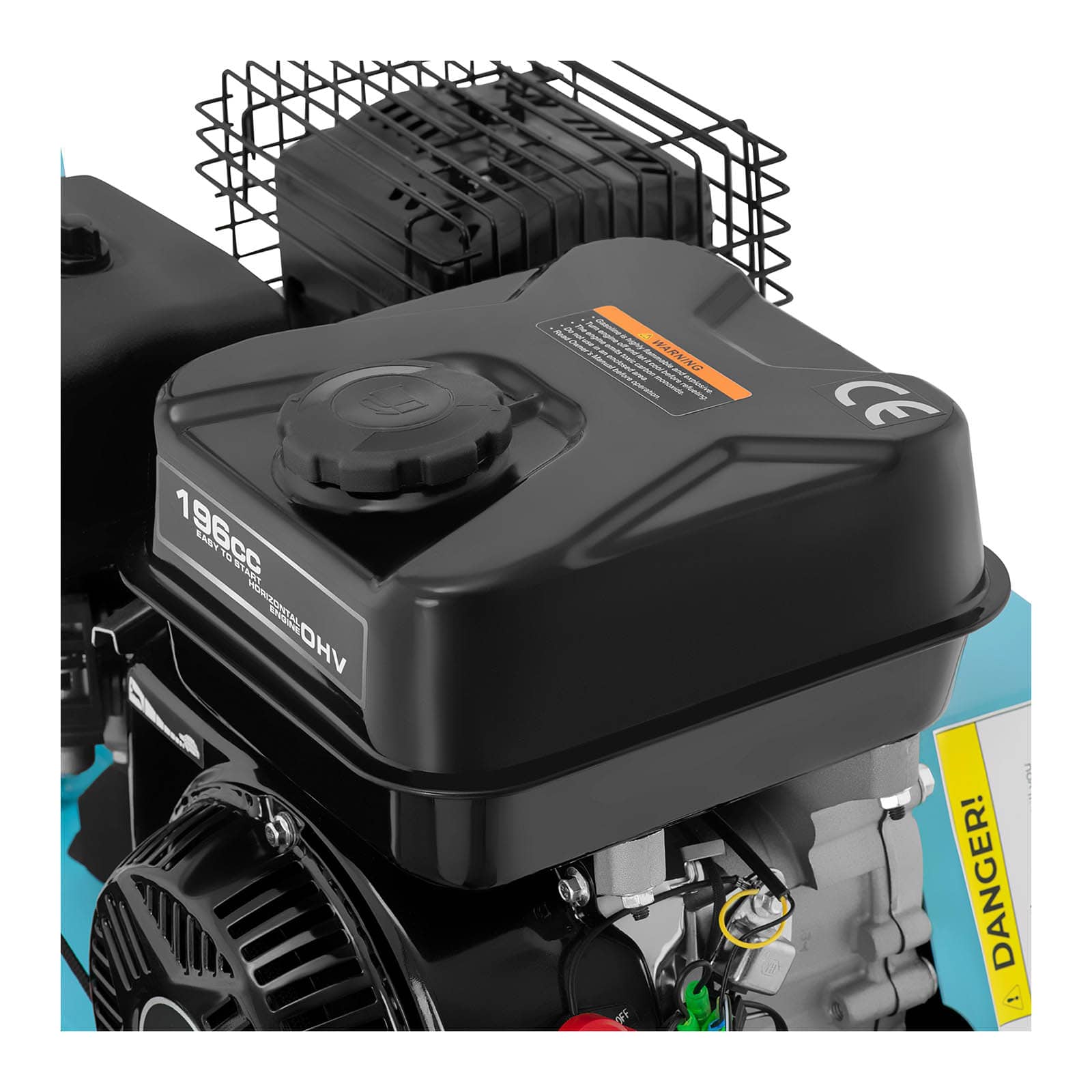 Creuse-Tranchée Trancheuse De Sol Thermique Moteur Essence 7 ch Prof ...