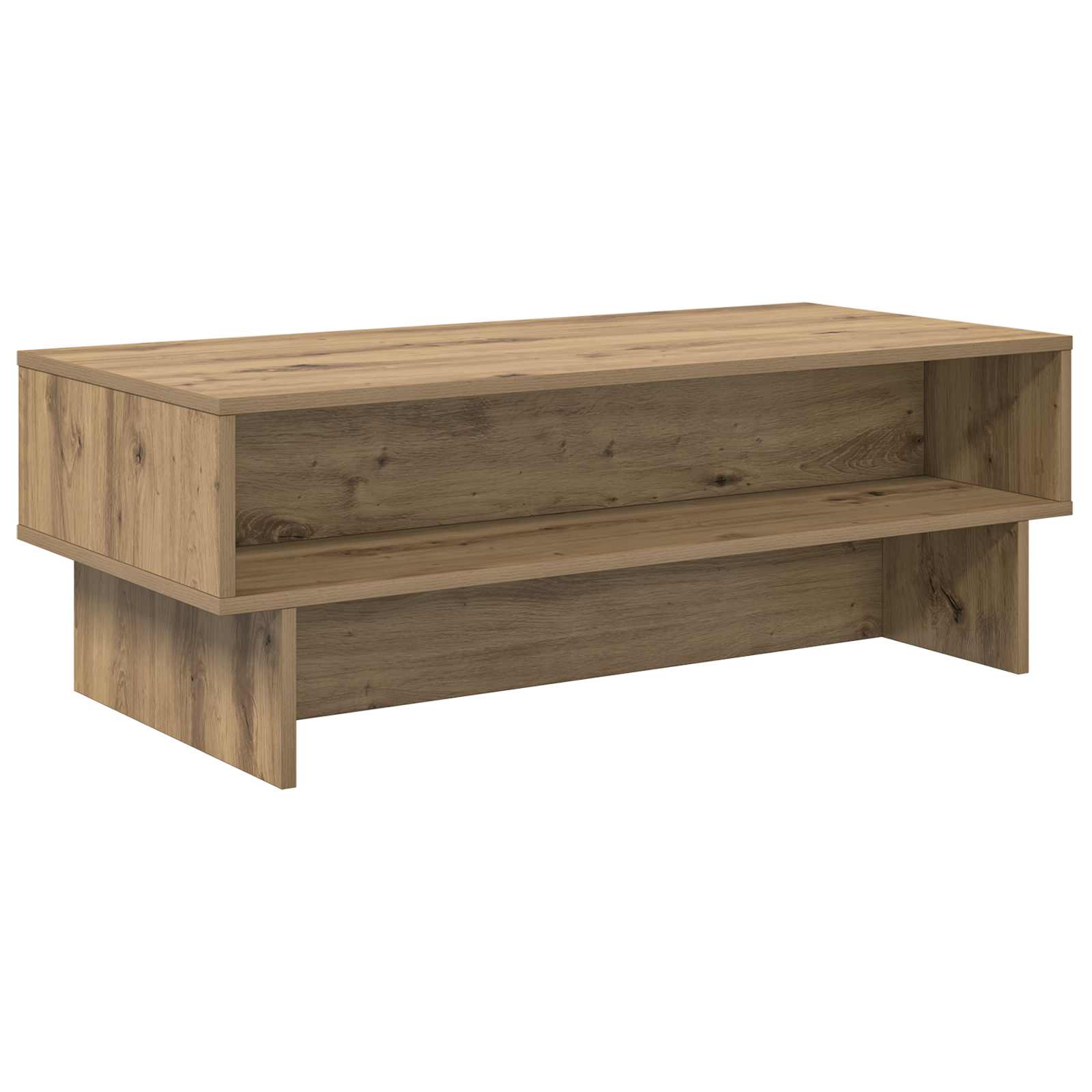 Table basse Table de salon simple - Chêne artisanal 100 x 46 x 35 cm ...