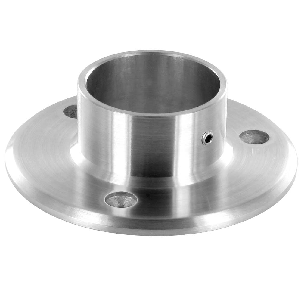 Embase Murale pour tube Diam 42,4mm en inox brossé 4,2 | Leroy Merlin