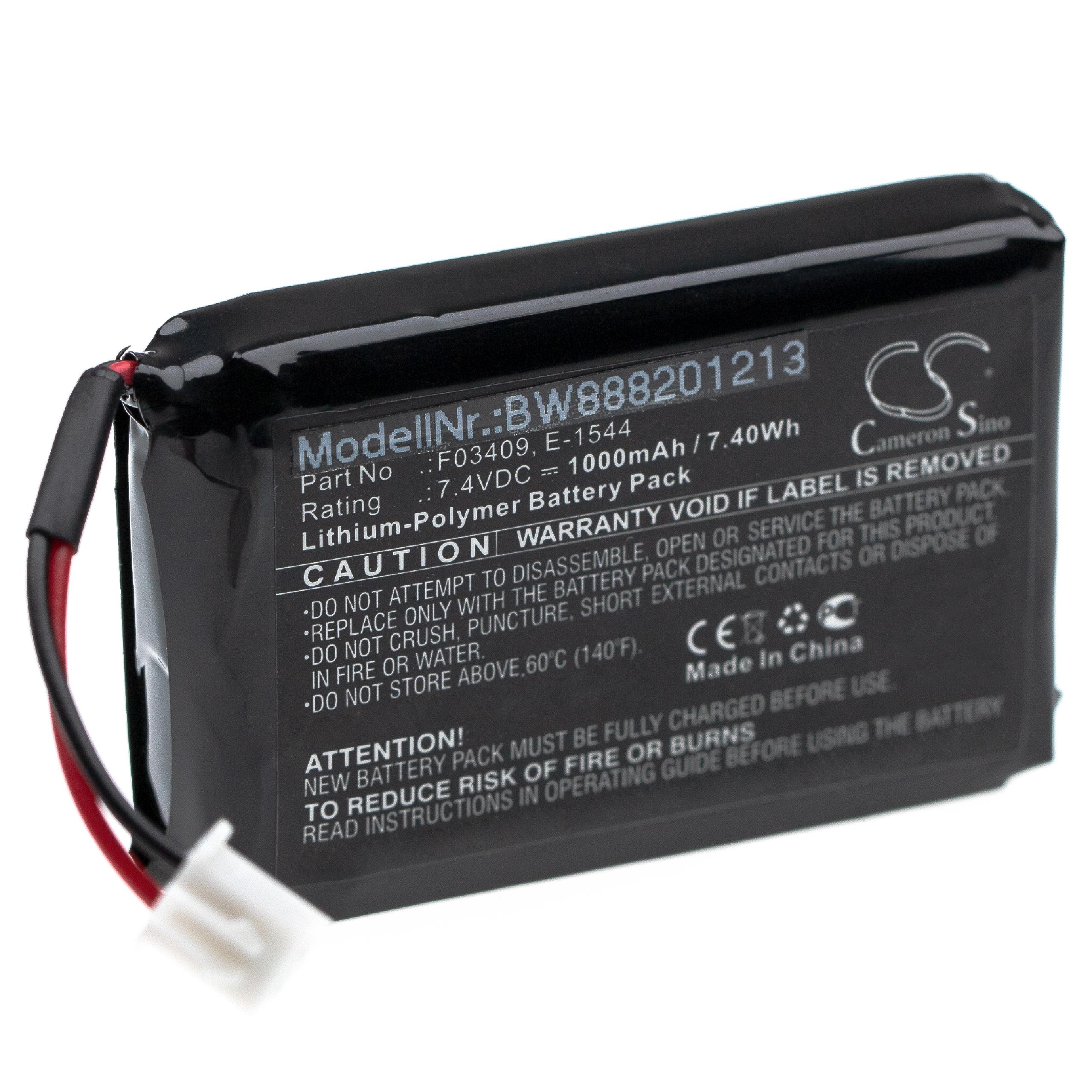 Vhbw Batterie remplacement pour Satlink F03409, E-1544 pour outil de ...