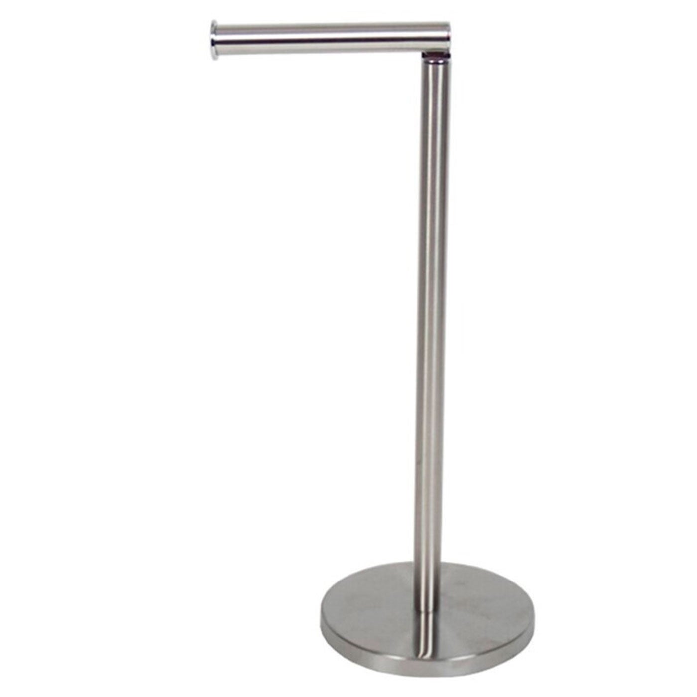 Portarrollos plegable de pie para papel higiénico, Forma L, acero inoxidable, válido para varios ...