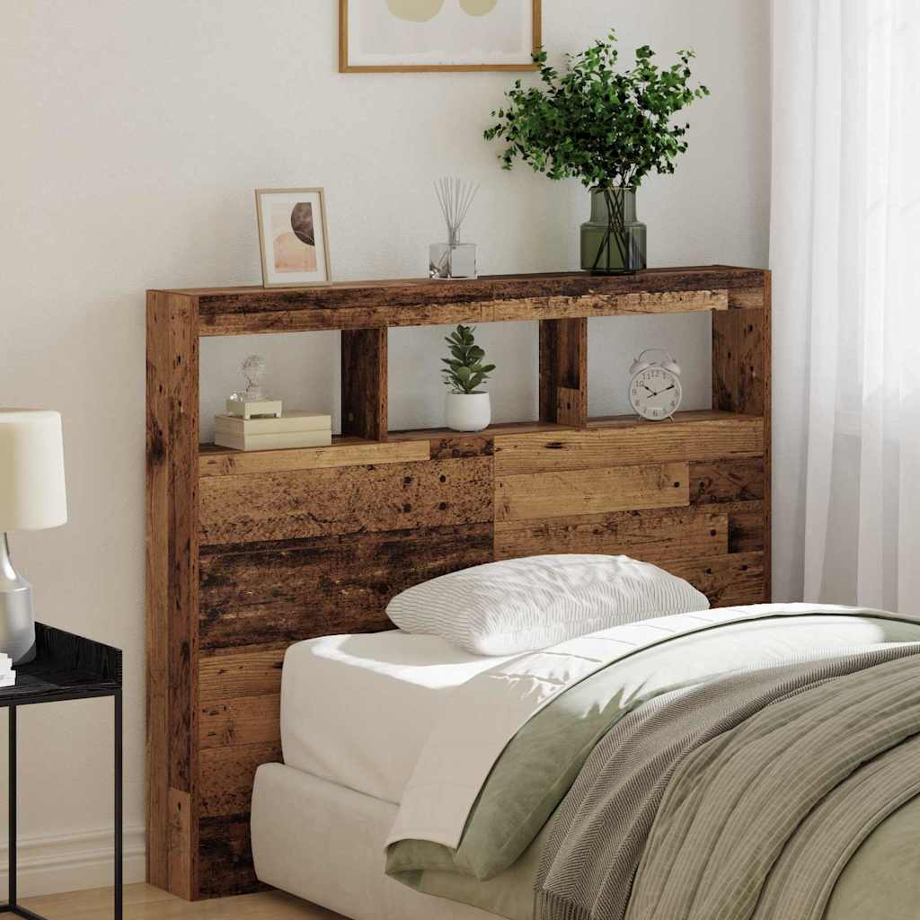 Maison Exclusive - Testiera Legno veccMaison Exclusive - o 120 x 17 x ...