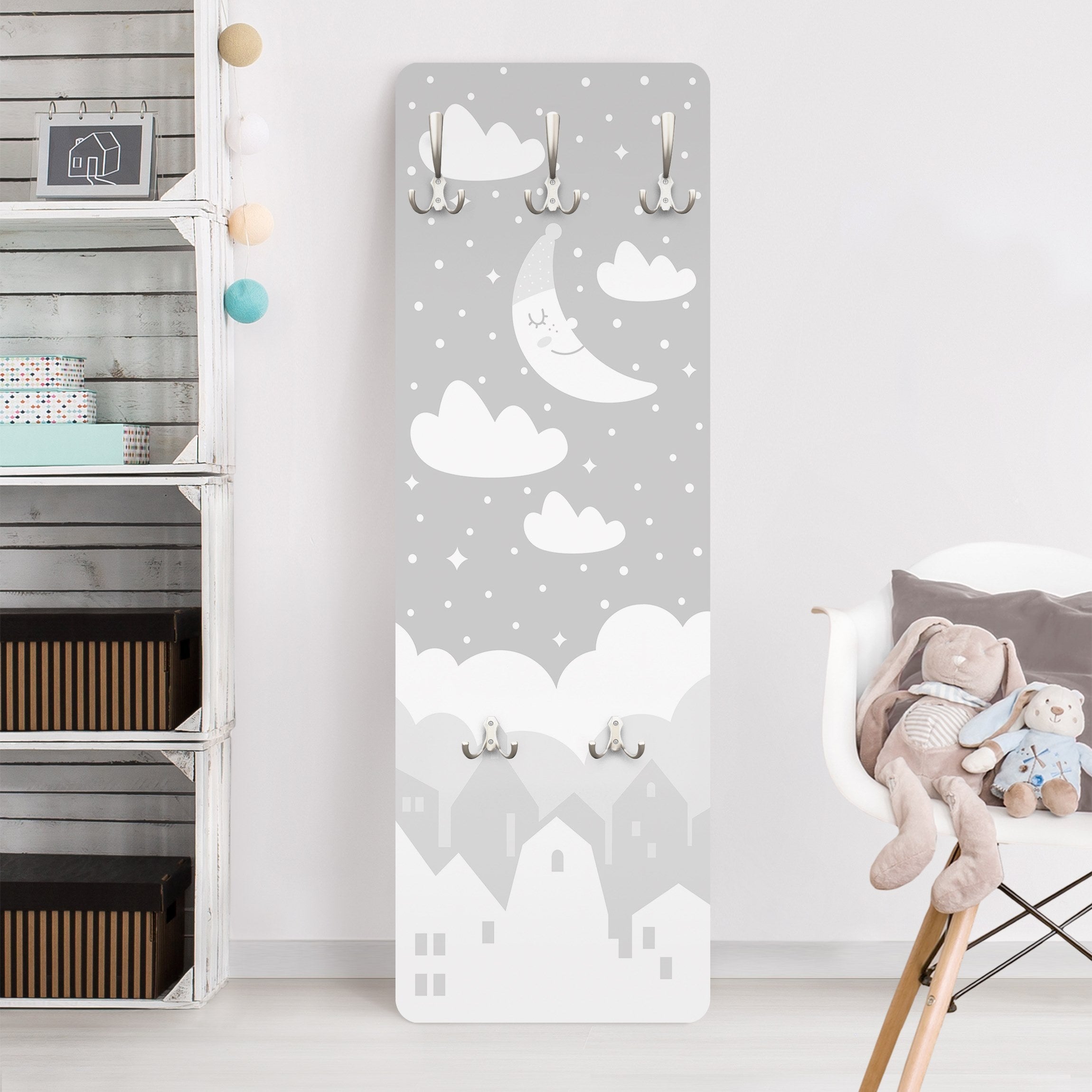 Porte manteau mural motif patère murale bois portemanteau porte manteau ...