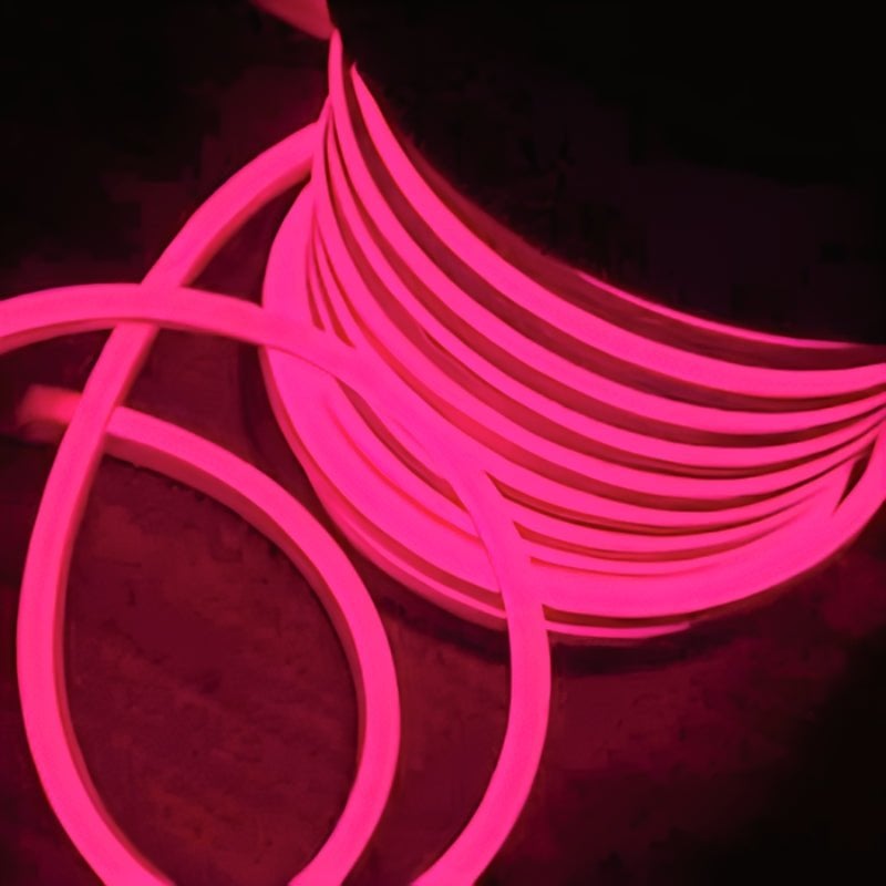 Neón LED Flexible 220V 50M Regulable 120LED/m Rosa - SILAMP | Leroy Merlin