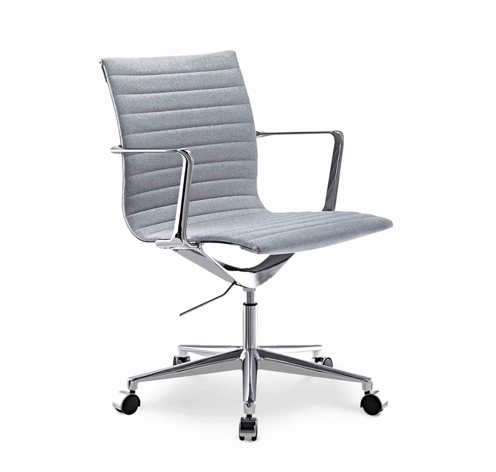 Furnicher Walton - Chaise de bureau - Gris clair Tissu - 59x59x96cm ...