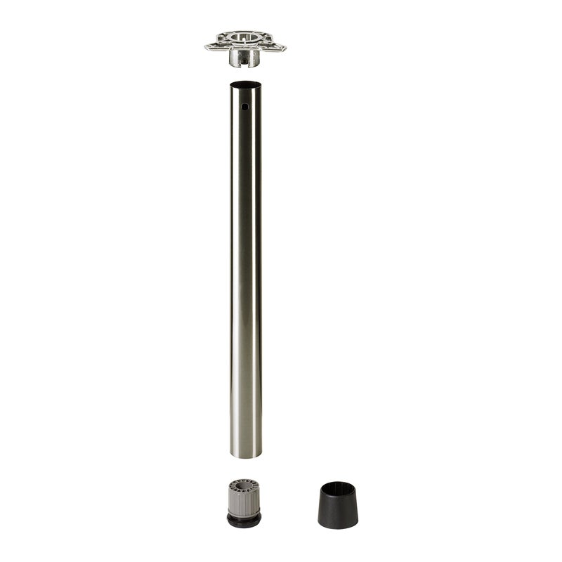 Pied de table ayo - Décor : Inox - HETTICH | Leroy Merlin