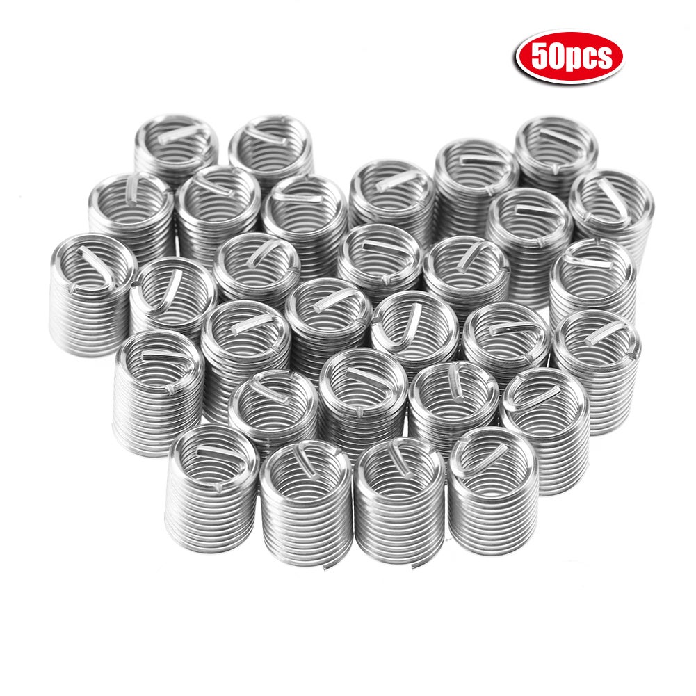 Inserts de filetage hélicoïdal en fil enroulé M10 en acier inoxydable ...