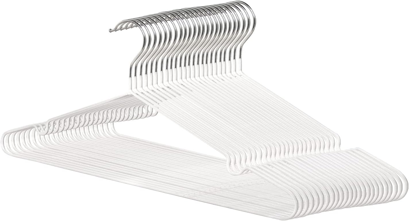 COM-FORT HOUSE | Percha Metal | Color Blanca | Antideslizantes y ...