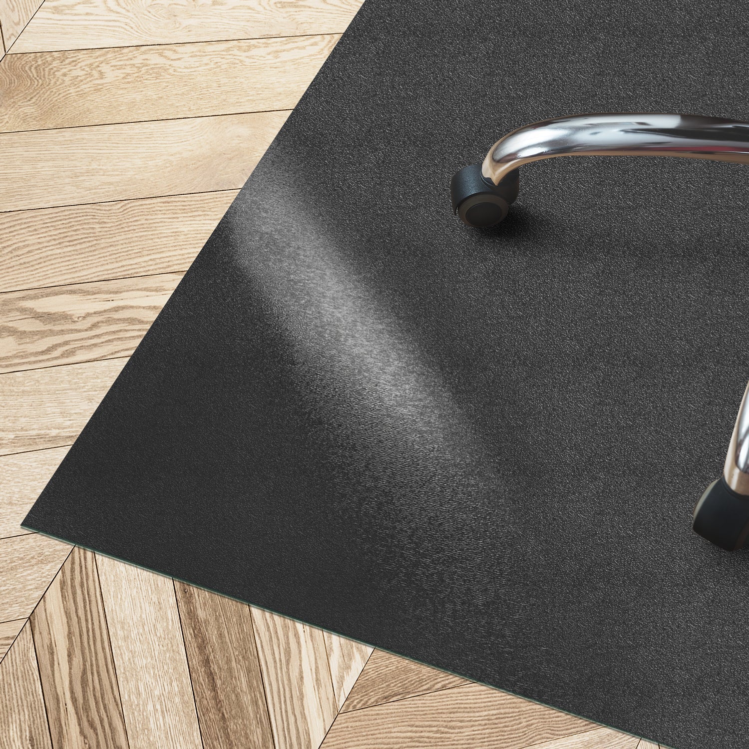 KARAT >Tapis de protection des sols avec bord biseauté Kleopatra Noir ...