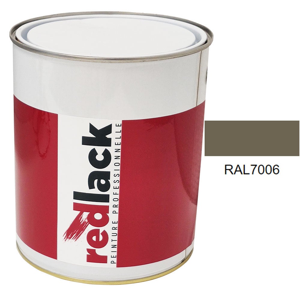 Pintura Gris beige RAL 7006 Satinado multisoporte 3L Rojo Lack | Leroy ...