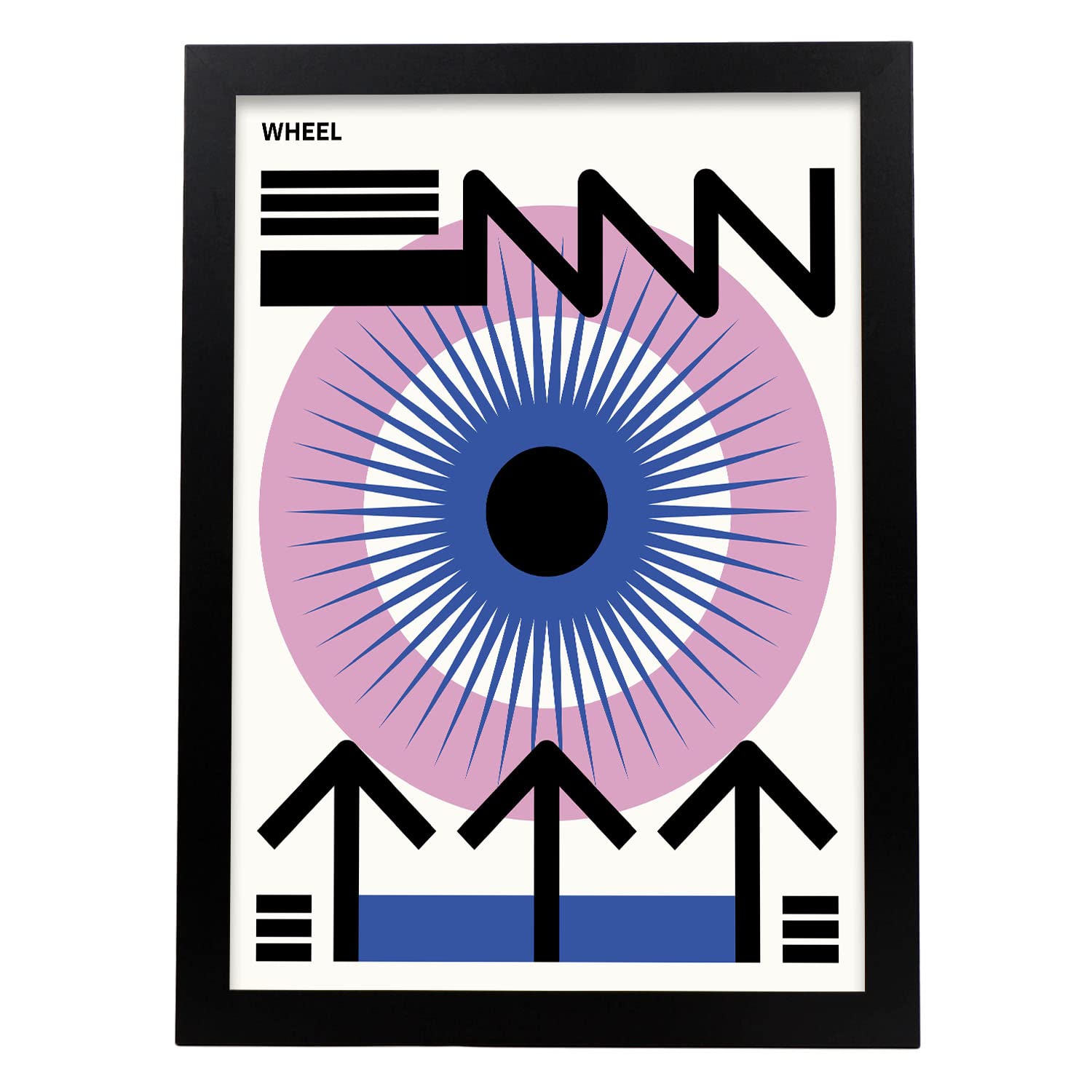 Nacnic Affiche Abstraite Du Pop Art. Rad. Illustrations Artistiques ...
