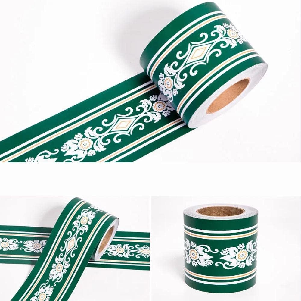 1tome Frises Papier Peint Motif vert 12 X 500cm Moulure Murale ...