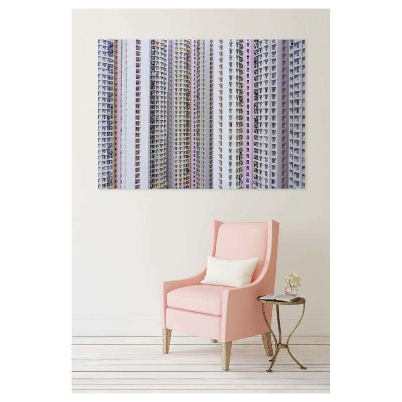 Tableau toile en kit IMMEUBLES R 180 x 130 cm - Toile textile sans PVC ...