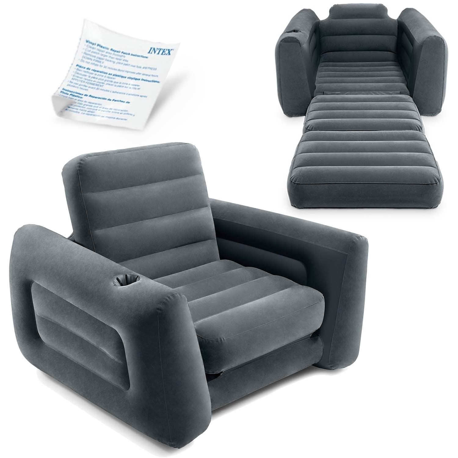 Chaise gonflable simple INTEX 66551 | Leroy Merlin