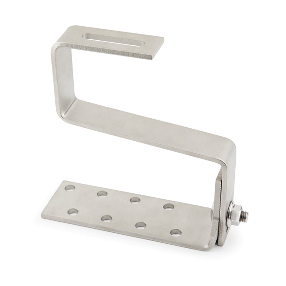Crochet de toit réglable pour tuile canal - Inox A2 40 - 80 - Boite de ...