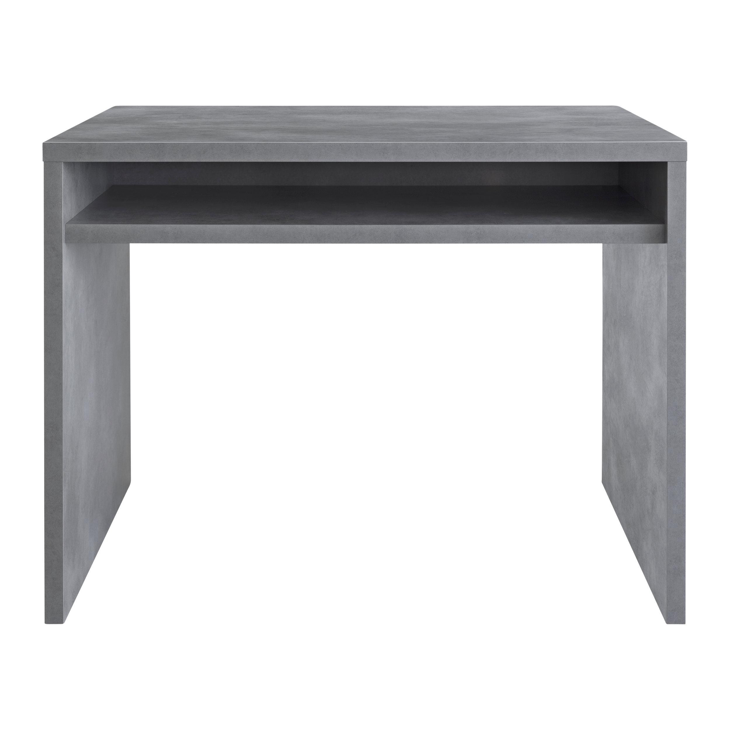 Bureau avec rangement Effet Microciment MORRISON | Leroy Merlin