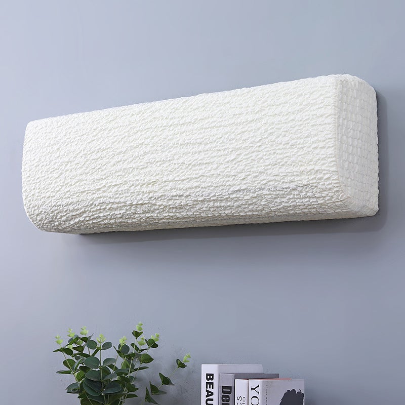 Funda para aire acondicionado de color crema en tejido elástico, hilo ...
